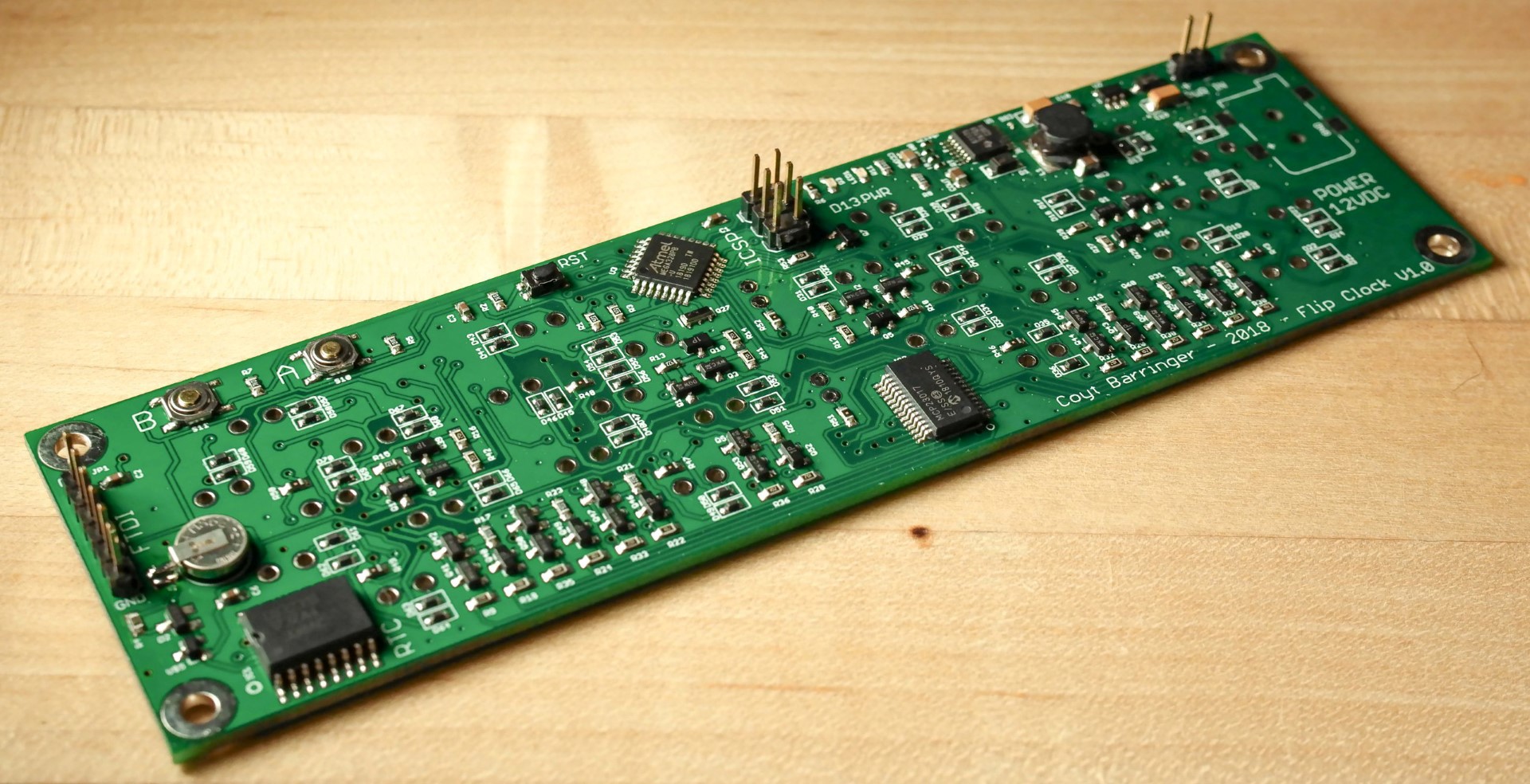 Tindie Blog | Flip-clock-PCB (Large)